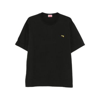 Kenzo Gots Jumping Tiger Crest Klassisches T-Shirt - - Tops - Herren - Schwarzk - M
