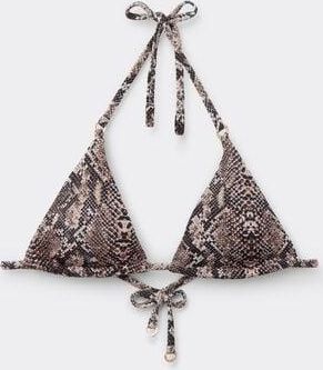 Calzedonia Triangel-bikinioberteil Classic Snake Aufdruck