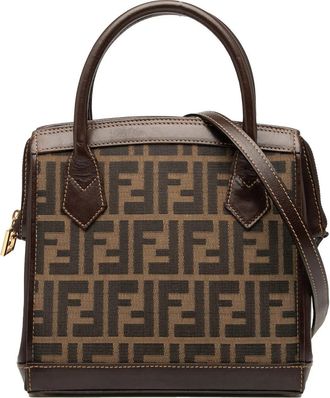 Fendi Hobo Bags - Zucca Canvas Satchel - Gr. unisize - in Braun - f&uuml;r Damen