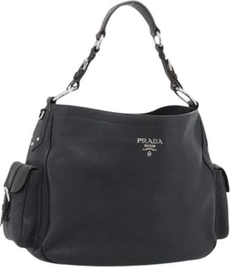 Prada Sac bandouli&egrave;re vintage doccasion - Femme - Pre-owned - Noir - Taille: ONE Size
