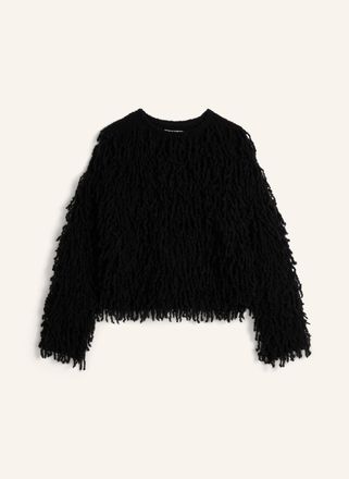 Marc O'Polo Marc Opolo Fransenpullover schwarz