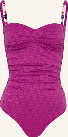 Cyell Cyell Badeanzug Texture Viola lila