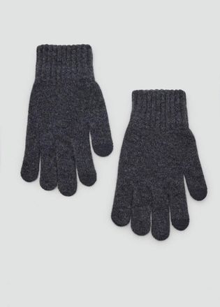 Mango Gants en maille gris - Homme - Taille unique - MANGO MAN