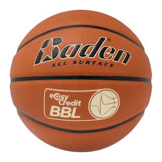 Baden Crossover easyCredit BBL - Basketball für alle Oberflächen - Trainingsball und Spielball, orange, 7