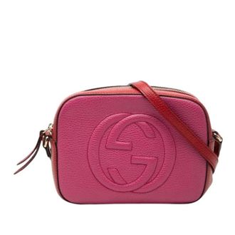 Gucci Sac bandouli&egrave;re Soho Disco Pre-owned - Femme - Pre-owned - Rose - Taille: ONE Size
