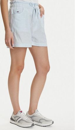 Tommy Jeans Stoffshorts DW0DW22227 Hellblau Regular Fit