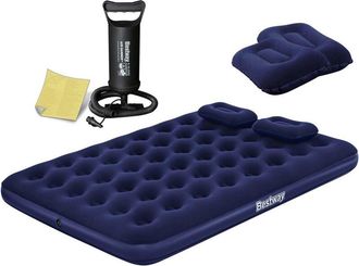 Bestway Aufblasbare Matratze 203x152x22 cm mit Kolbenpumpe Bestway 67374