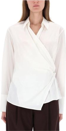 Helmut Lang Femme, Blouses et Chemises, Blanc, Taille: 40 FR Blouses