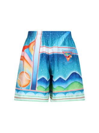 Casablanca Mens Trousers Multicolour Silk