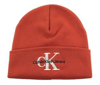 Calvin Klein Monologo Embro Beanie Burnt Clay