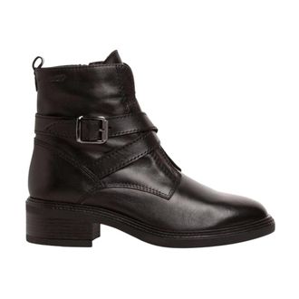 Tamaris L&auml;ssige- geschlossene schwarze Stiefeletten - - Shoes - Damen - Schwarzk - 37 EU