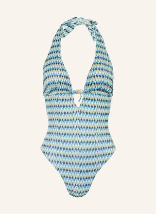 Banana Moon Banana Moon Couture Neckholder-Badeanzug Mirage Nerea Mit Glitzergarn gruen