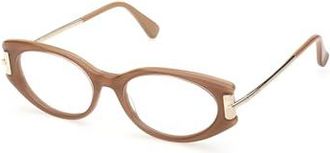 Max Mara MM5225 046 Lunettes pour femme Marron clair brillant 53/17/140