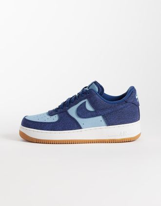 Nike Air Force 1 07 LV8 - Sneaker in Jeansblau