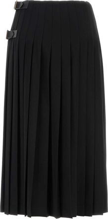 Burberry Wool Skirt - Black