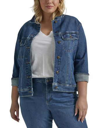 Lee Damen Legendary Rider Denim Jacket Jeansjacke, Hervorragend, L