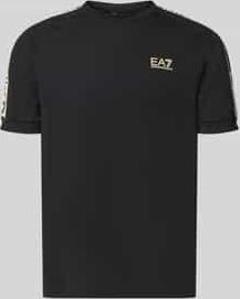 Emporio Armani T-Shirt aus Viskose-Mix mit Logo