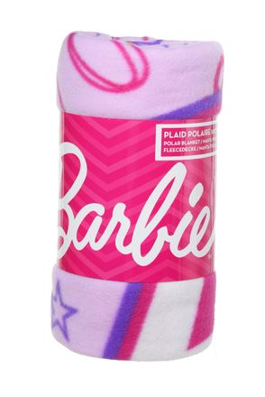 BARBIE Fleecedecke, 100 % Polyester, Rosa, 100 x 150 cm