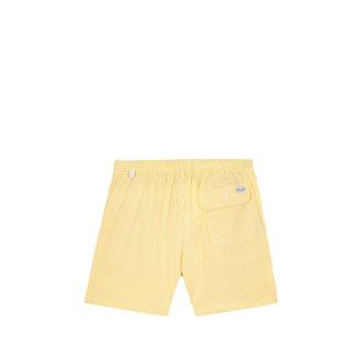 Maison Labiche Short de bain ray&eacute; Playa brod&eacute;