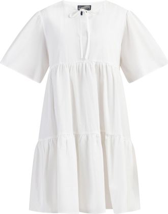 Dreimaster Dreimaster Kleid Damen Wollwei&szlig;