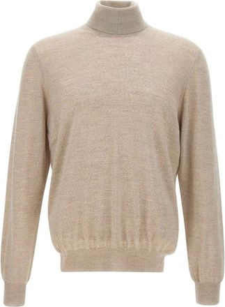 Gran Sasso Homme, Pulls, Beige, Taille: 4XL Pull Col Roul&eacute; Super Tasmania