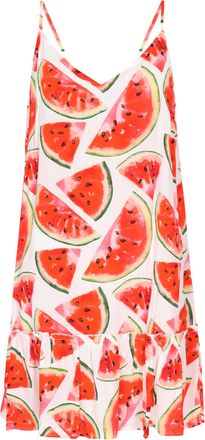 Mymo Kleid Frauen rot mehrfarbig