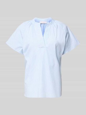 Rich & Royal Regular Fit Bluse mit Tunikakragen