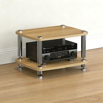 Generic HiFi Regal AV-Medienst&auml;nder mit 1-4 Ebenen, HiFi-Lautsprecherschrank mit Vibrationsd&auml;mpfung, Regal for Unterhaltungselektronik und Videospielkonsolen 