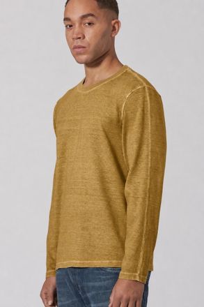 Hempage Hempage Herren vegan Langarmshirt Peanut Braun