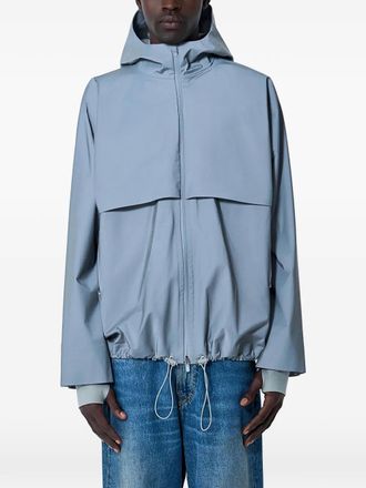 Lacoste hooded panel jacket - Grau