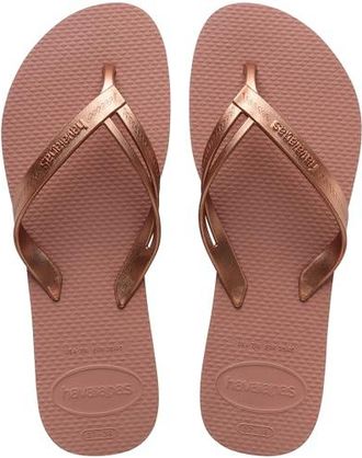 Havaianas Elegance, Tongs Élégantes, Durables et Confortables, avec Lanières Élégantes et Semelle Antidérapante, Femme