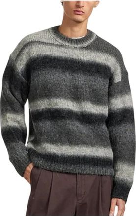 Norse Projects Homme, Pulls, Gris, Taille: M Jonas Gradient Alpaca Sweater