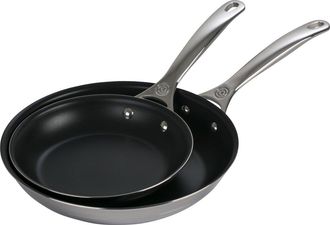 LE CREUSET 96609900000000 Pfannen-Set, 2-teilig, Edelstahl