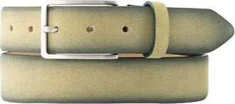 Lindenmann Herren Gürtel grün Nubuk