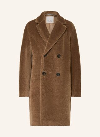 Max Mara Kunstfell-Mantel Roseto Mit Alpaka braun