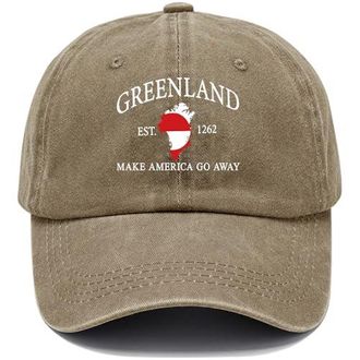 Generic Casquette Make America Go Away, casquette Greenland, casquette de baseball Make America Go Away, Khika-NZ-1, 53