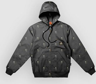 THE DUDES Tiny Flowers Jacke black