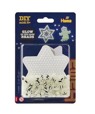 Hama petit blister perles &agrave; repasser | env. 350 perles | 1 petite plaque &eacute;toile n&deg;270 et papier &agrave; repasser