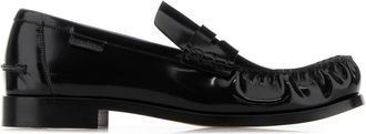 Bottega Veneta Schwarze Leder Truman Slipper