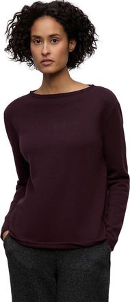 Street One Pullover mit gerolltem Saum Jazz Berry 36
