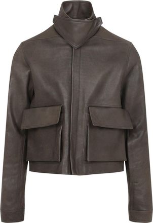 Rick Owens Tower Alice Leather Jacket