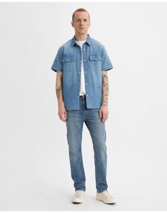 Levi's 502 Native Cali - Jean fusel&eacute; - Bleu