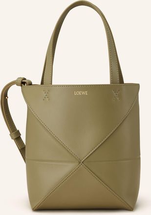 Loewe Handtasche Puzzle Tote Mini gruen