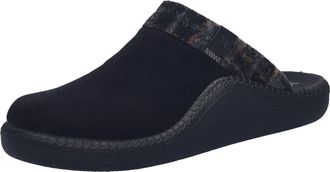 Josef Seibel Herren Pantoffeln Monaco.H.14, M&auml;nner Hausschuhe,Weite H (Weit),daheim,zuhause,Freizeitschuhe,bequem,Mules,schwarz,47 EU