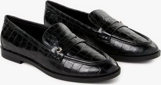Guess Ledermocasins - Schwarz