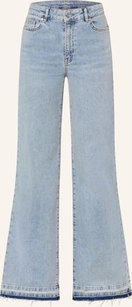 Oui Wide Leg Jeans blau