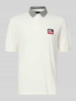A|X Armani Exchange Poloshirt mit Label-Detail