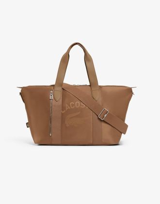 Lacoste sac polochon logo marron