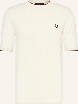 Fred Perry Strickshirt weiss