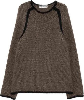 Our Legacy Pull Col Rond - Marron